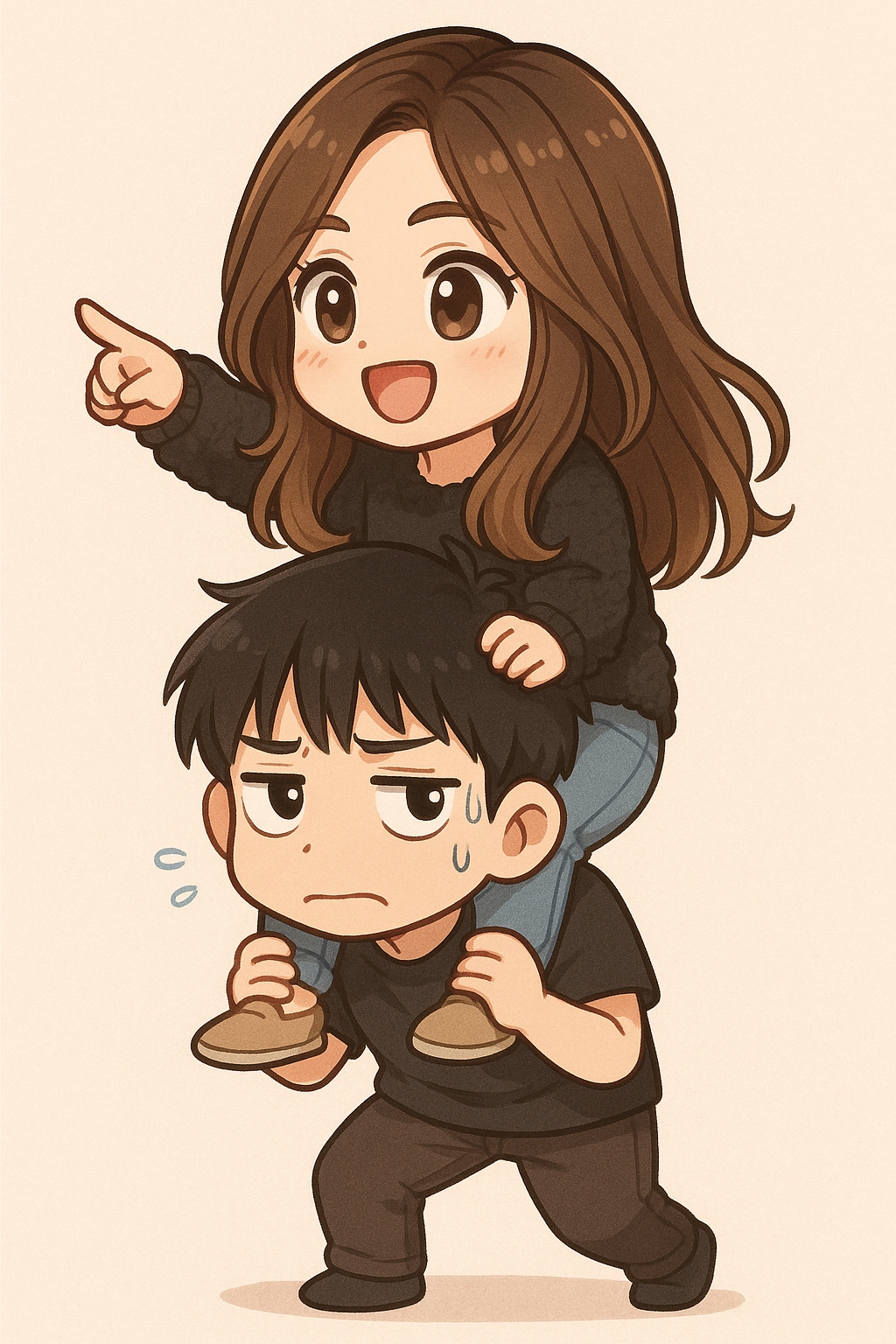 Chibi Carrying with AI - ChatGPT Prompt - Hive Spell